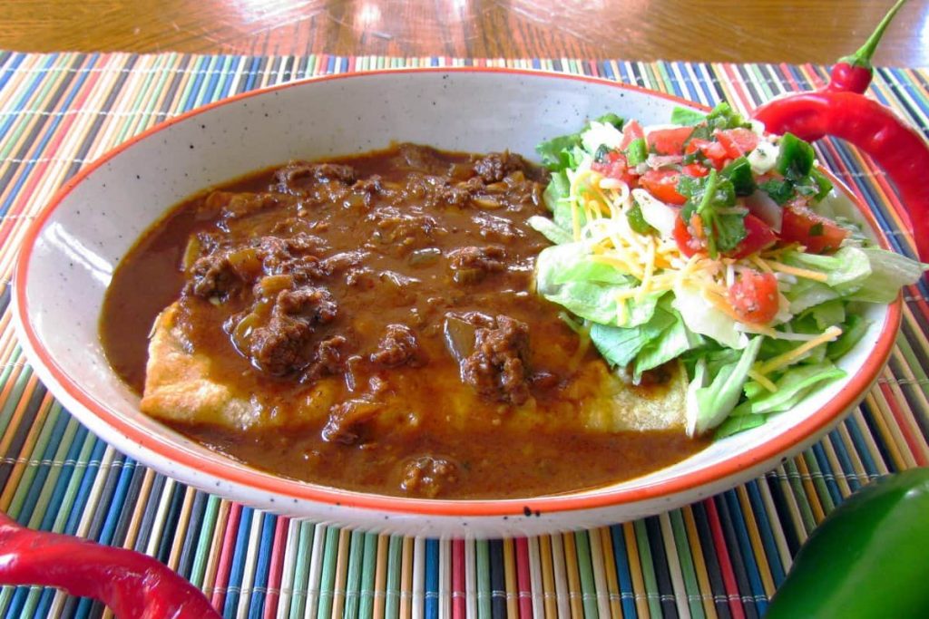 Chili Gravy with Beef Enchiladas Recipe - The Grazing Glutton