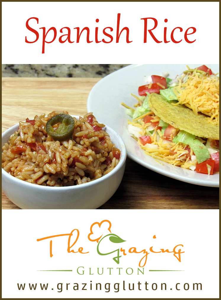 Spanish Rice Recipe -Tex Mex Sides - The Grazing Glutton